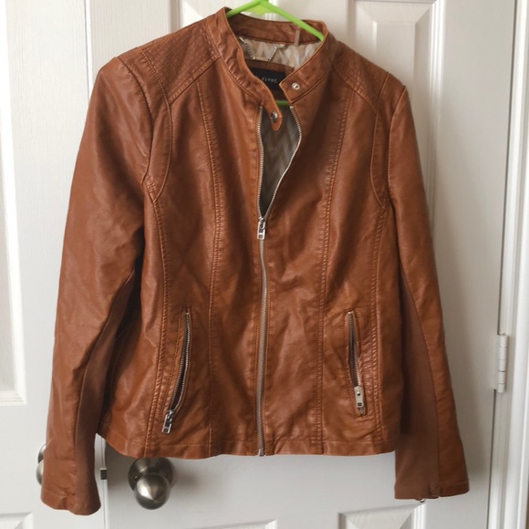 Black rivet leather jacket - modelssalo